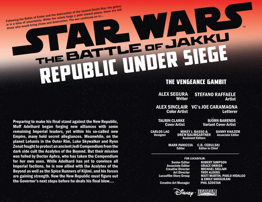 Star Wars - Battle Of Jakku - Republic Under Siege 002 (2025)
