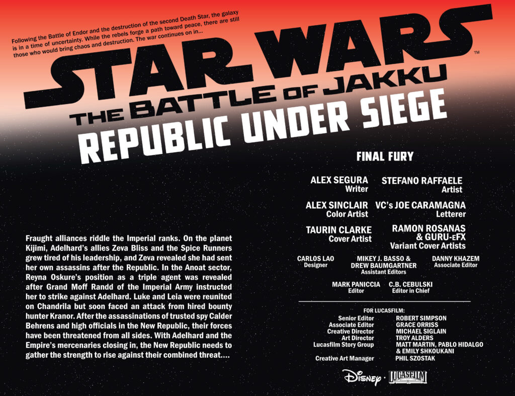 Star Wars - Battle of Jakku - Republic Under Siege 004 (2025)